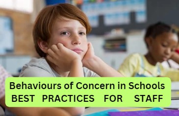 Behaviours of Concern in Schools: Best Practices for Staff -Online ...